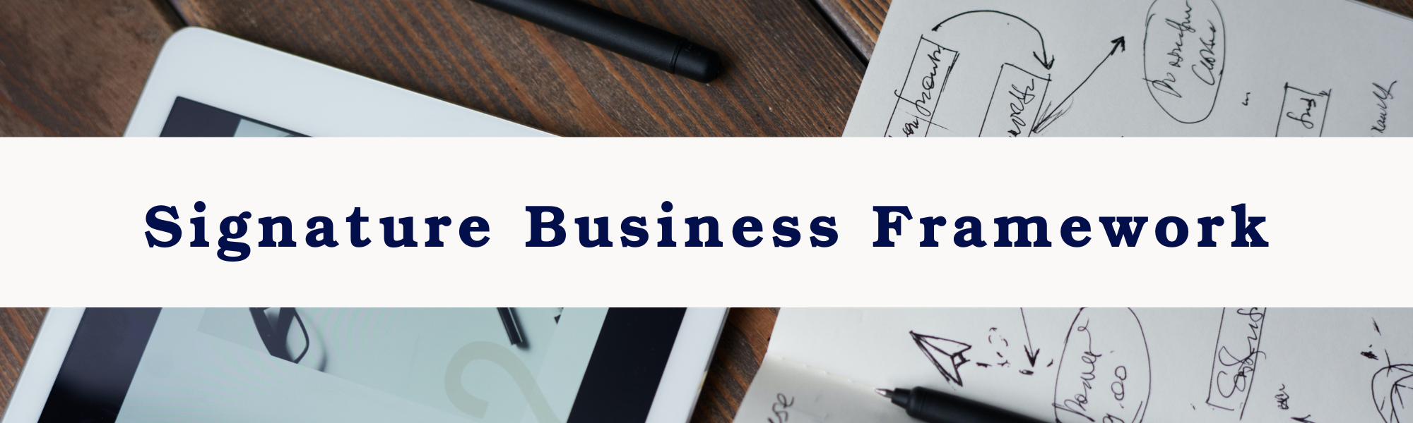 Signature Business Framework – Robin Walker Business Consultant